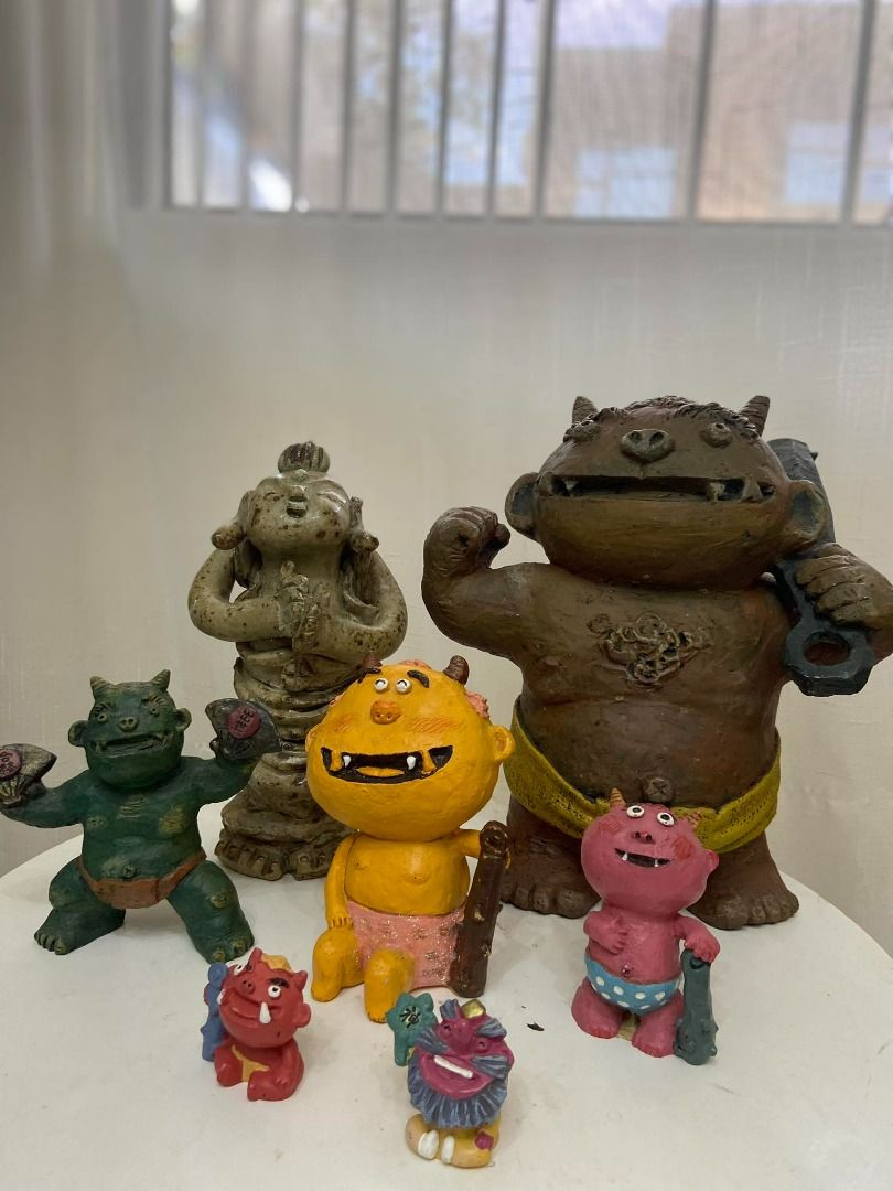 Vintage Seto Craft Goblins (set), Furniture & Home Living, Home Decor, Other Home Decor on Carousell