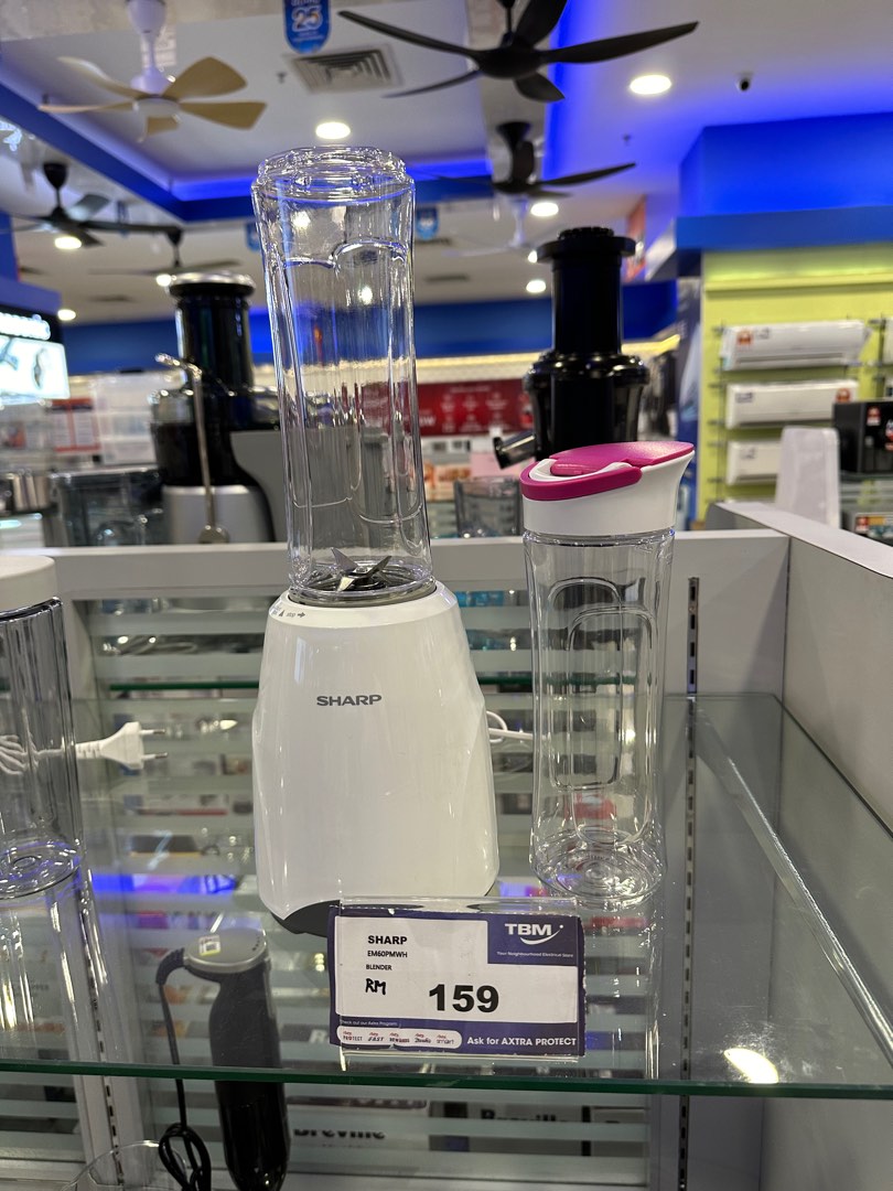 Sharp blender EM60PMWH (2 cups), TV & Home Appliances, Kitchen ...