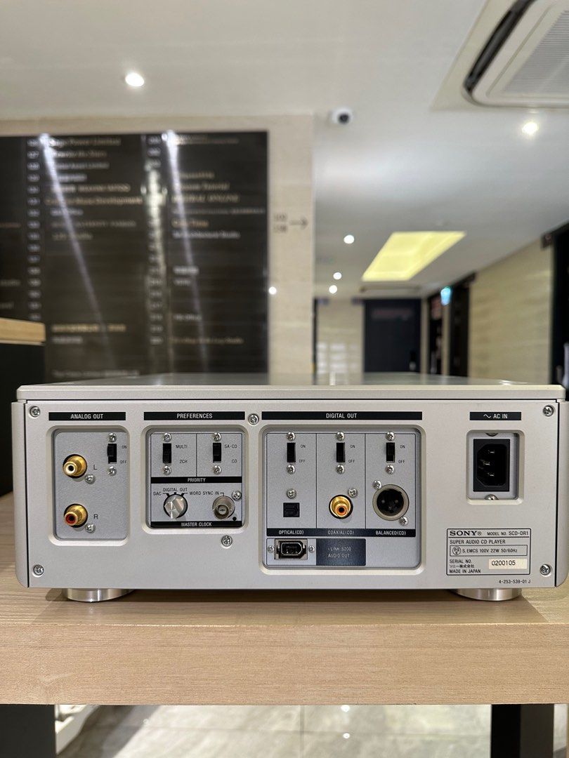 日本限量旗艦Sony SCD-DR1 SACD/CD PLAYER, 音響器材, 其他音響配件及設備 - Carousell