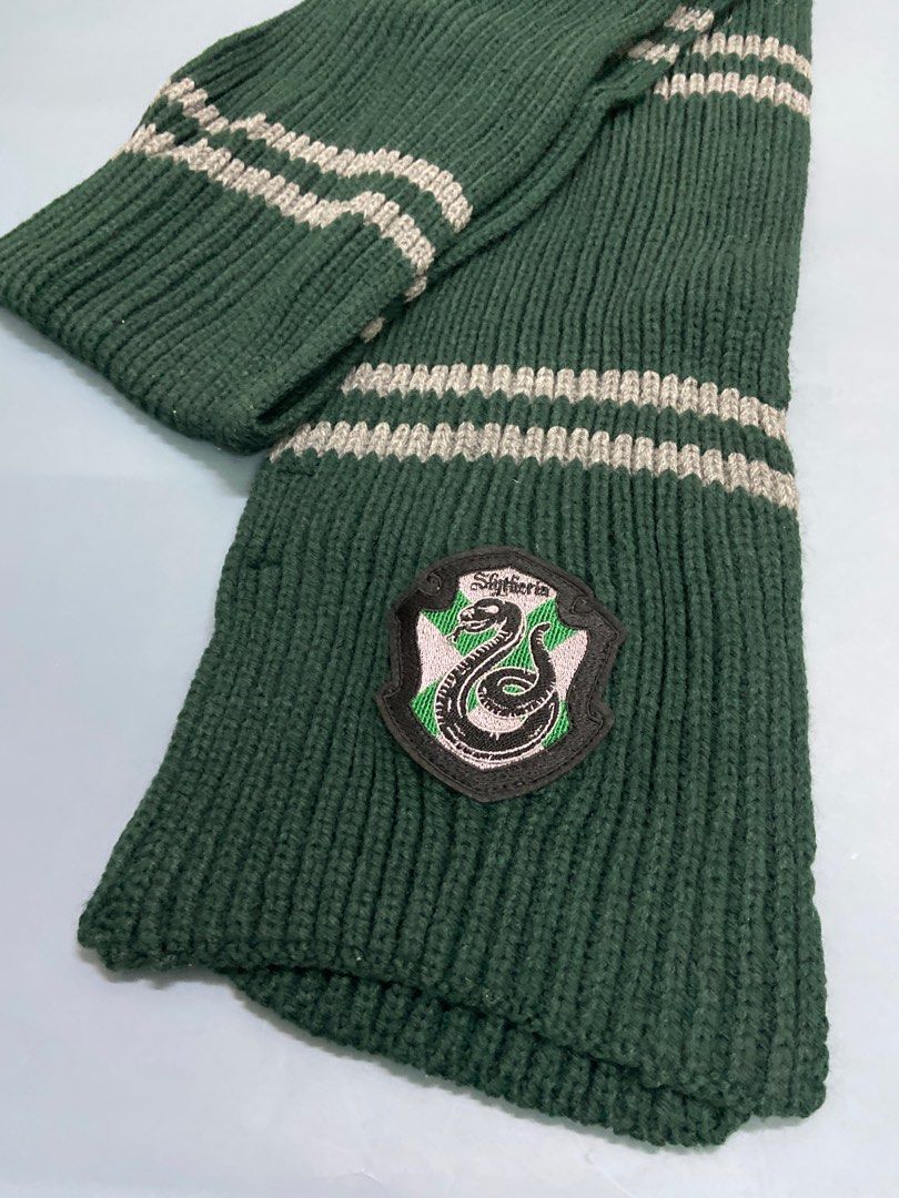SPAO x Harry Potter - Hogwarts House Color Stripe Scarf - Slytherin ...