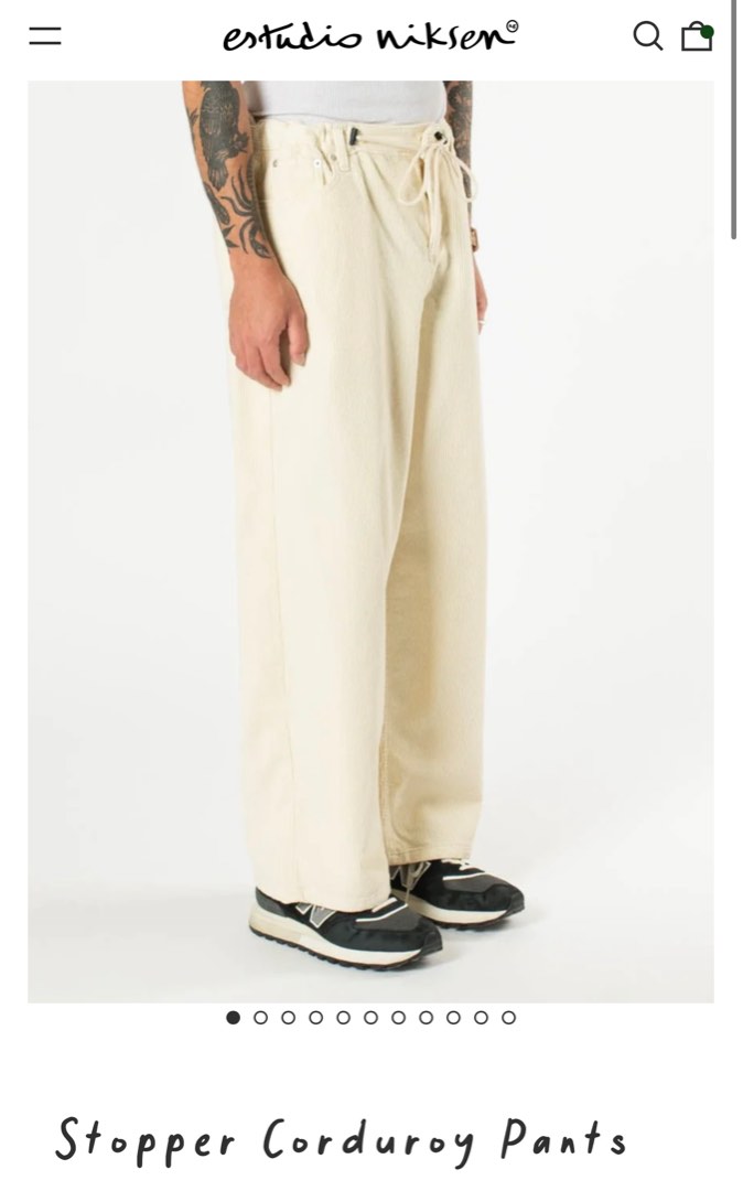 Stopper corduroy pants estudio niksen, Men's Fashion, Bottoms, Trousers ...