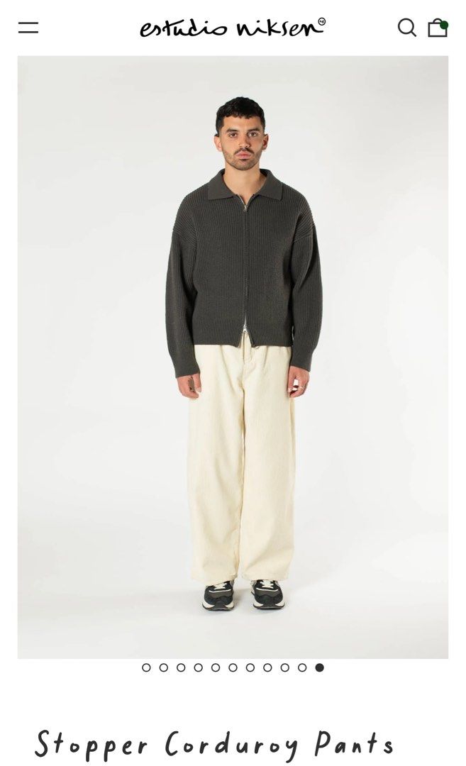 Stopper corduroy pants estudio niksen, Men's Fashion, Bottoms, Trousers ...