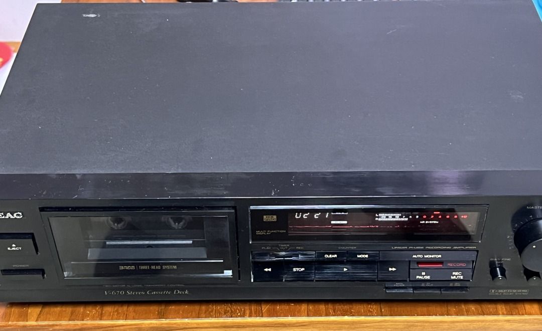 TEAC V-670 三磁頭中高級卡座, 音響器材, 錄音機 - Carousell