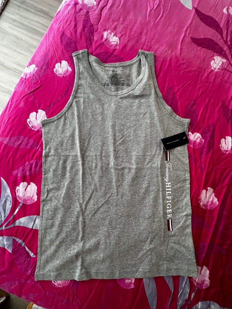 Tommy Hilfiger Sando, Men's Fashion, Tops & Sets, Swim Top & Rash ...