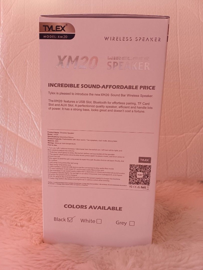 Tylex XM20 Wireless Speaker, Audio, Soundbars, Speakers & Amplifiers on ...