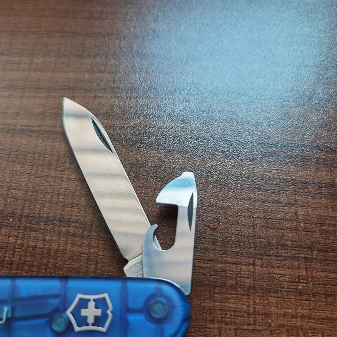 Victorinox Spartan translucent Blue, Sports Equipment, Sports & Games ...