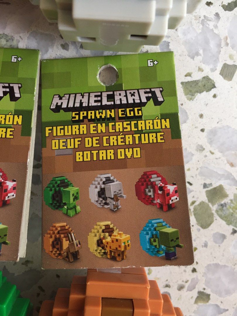 Video Game Minecraft Spawn Egg Figurine Zombie Ox Rabbit Cheetah Party ...