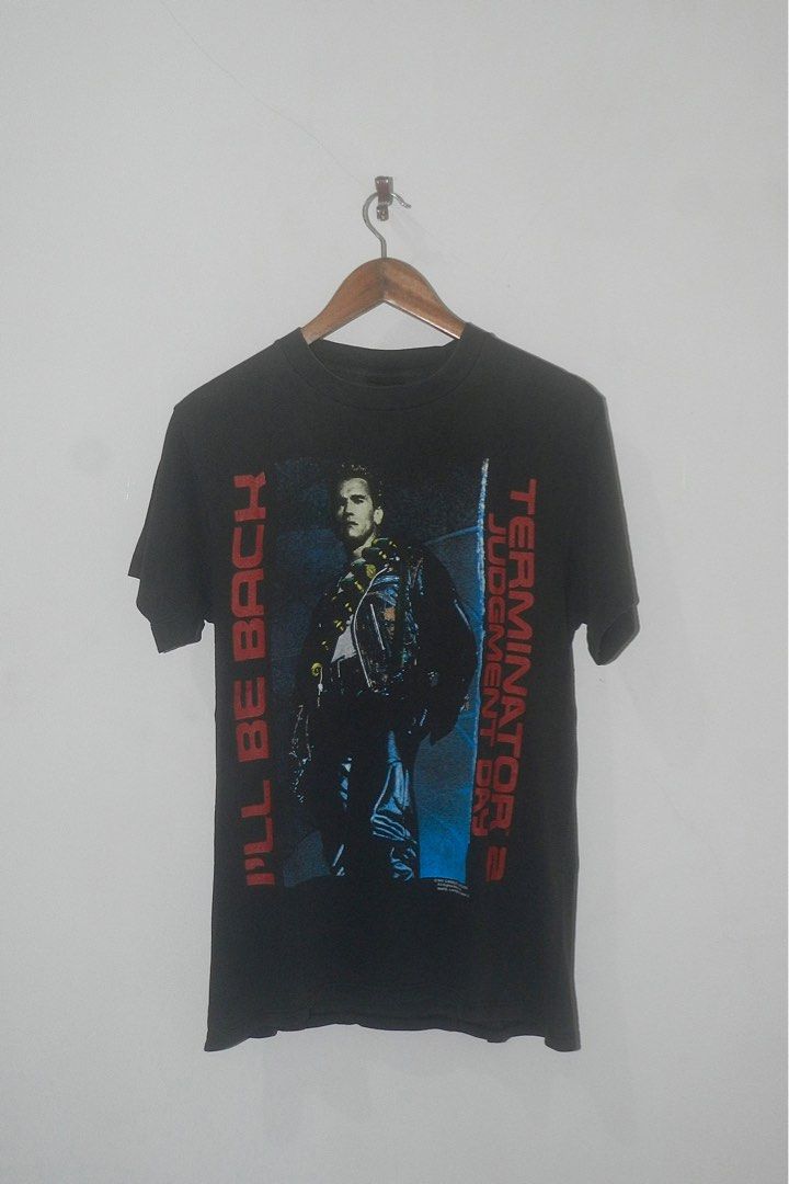Vintage 80’s Terminator 2 Shirt, Men's Fashion, Tops & Sets, Tshirts ...