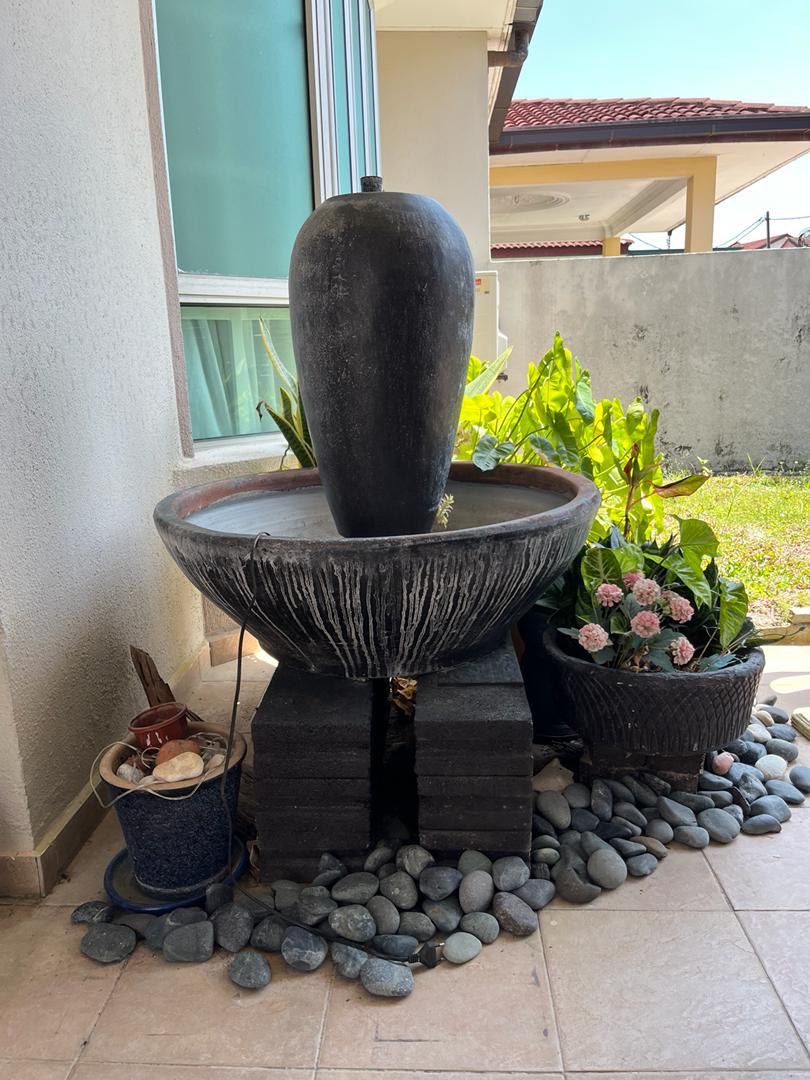 Extra large Water fountain - heavy and solid, Furniture & Home Living ...