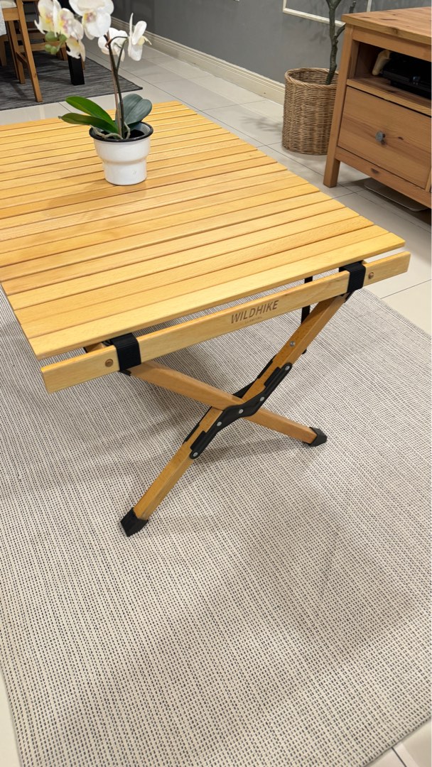 Wildhike Glamping Table, Sports Equipment, Hiking & Camping on Carousell