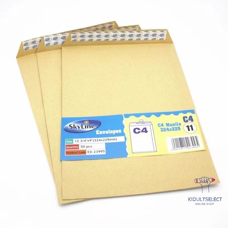 10/20/30/40/50 pieces Vertical Skyline Manila Paper envelope bills ...