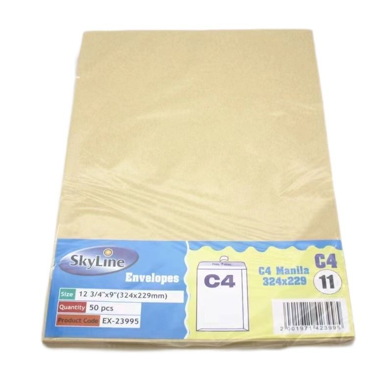 10/20/30/40/50 pieces Vertical Skyline Manila Paper envelope bills ...