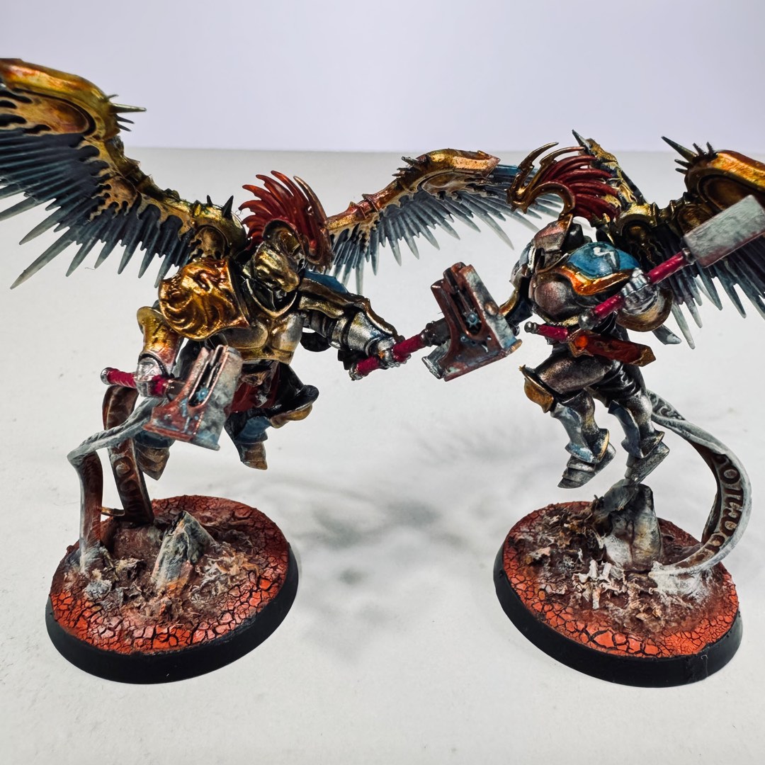 2 nicely painted blue Warhammer Games Workshop Stormcast Eternals ...
