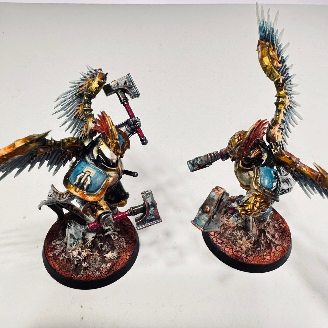 2 nicely painted blue Warhammer Games Workshop Stormcast Eternals ...