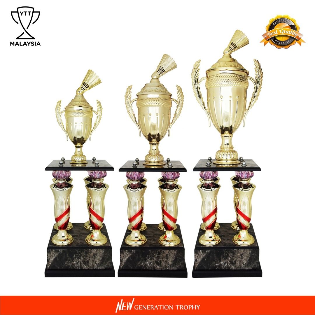4071 Badminton Plastic Trophy Award, Sports Equipment, Other Sports ...