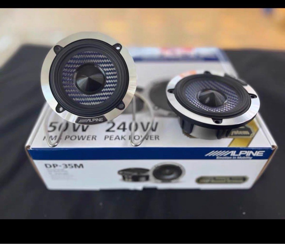 全新 Alpine DP35M 4吋 喇叭, 音響器材, 其他音響配件及設備 - Carousell