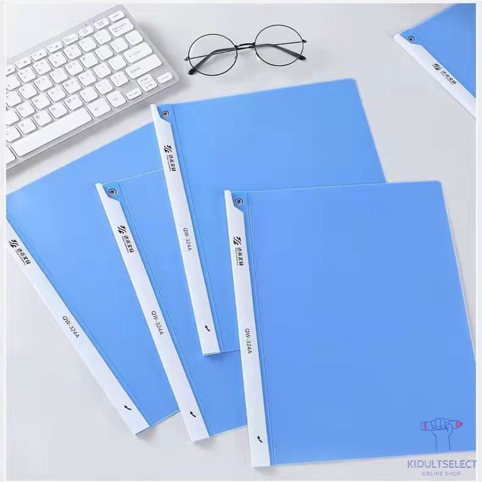 A4 Size Folder/File Organizers Folder Blue Color with Transparent ...