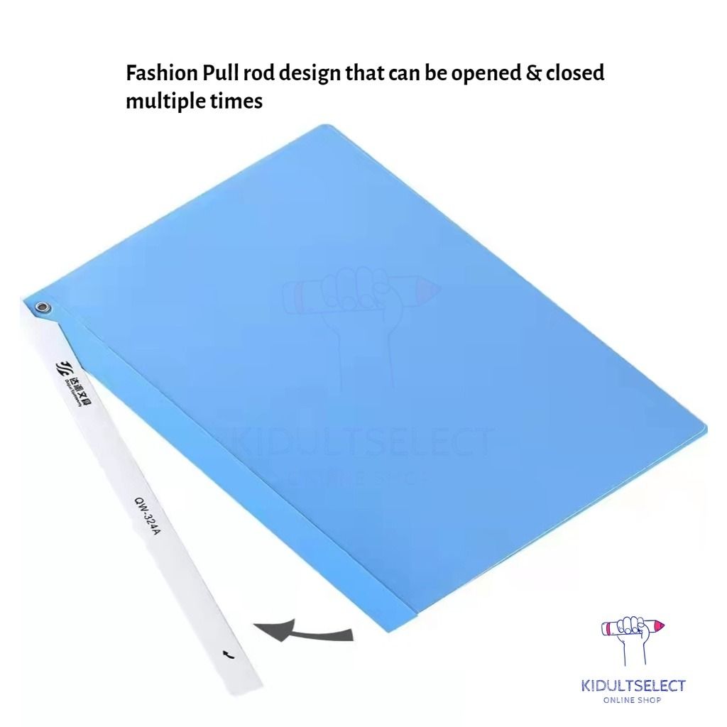 A4 Size Folder/File Organizers Folder Blue Color with Transparent ...