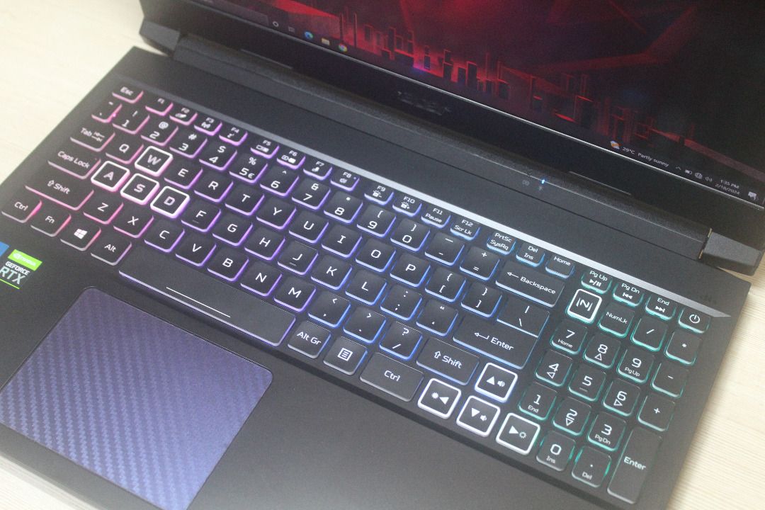Acer Nitro 5 165hz QHD i5-11400H Ram 16gb nvidia RTX3050 rgb keyboard ...