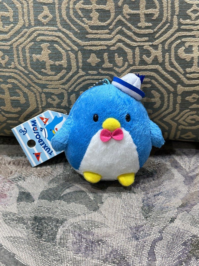 Authentic Sanrio Tuxedo Sam Plush Charm Keychain, Hobbies & Toys, Toys ...
