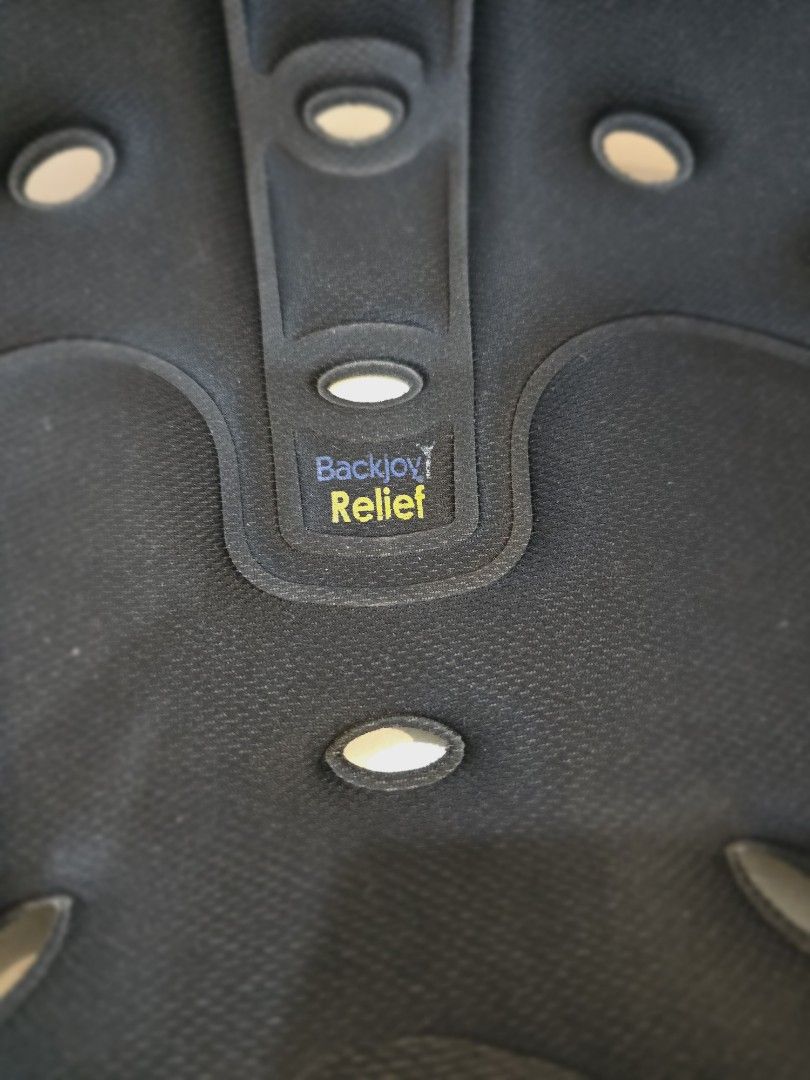 Backjoy Relief Posture Seat Support ( Help Back Pain, Spine, Lumbar), Health & Nutrition ...