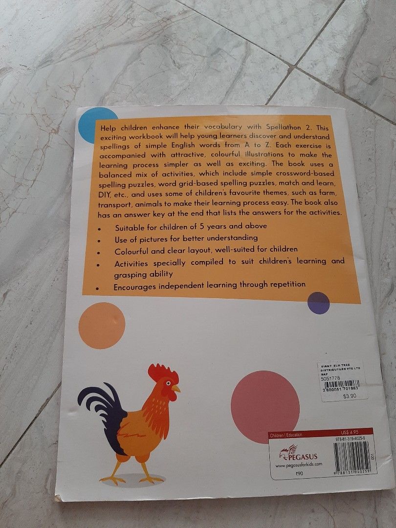 Buku spellathon, Buku & Alat Tulis, Buku Anak-Anak di Carousell