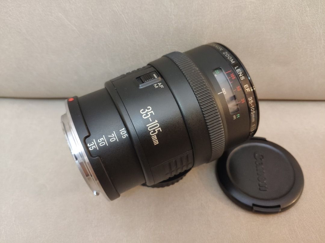 Canon EF 35-105mm f/3.5-4.5 實用級 推拉變焦鏡頭 35-105 輕盈小巧 【機件正常，鏡片有瑕疵，詳見內文】適合 ...