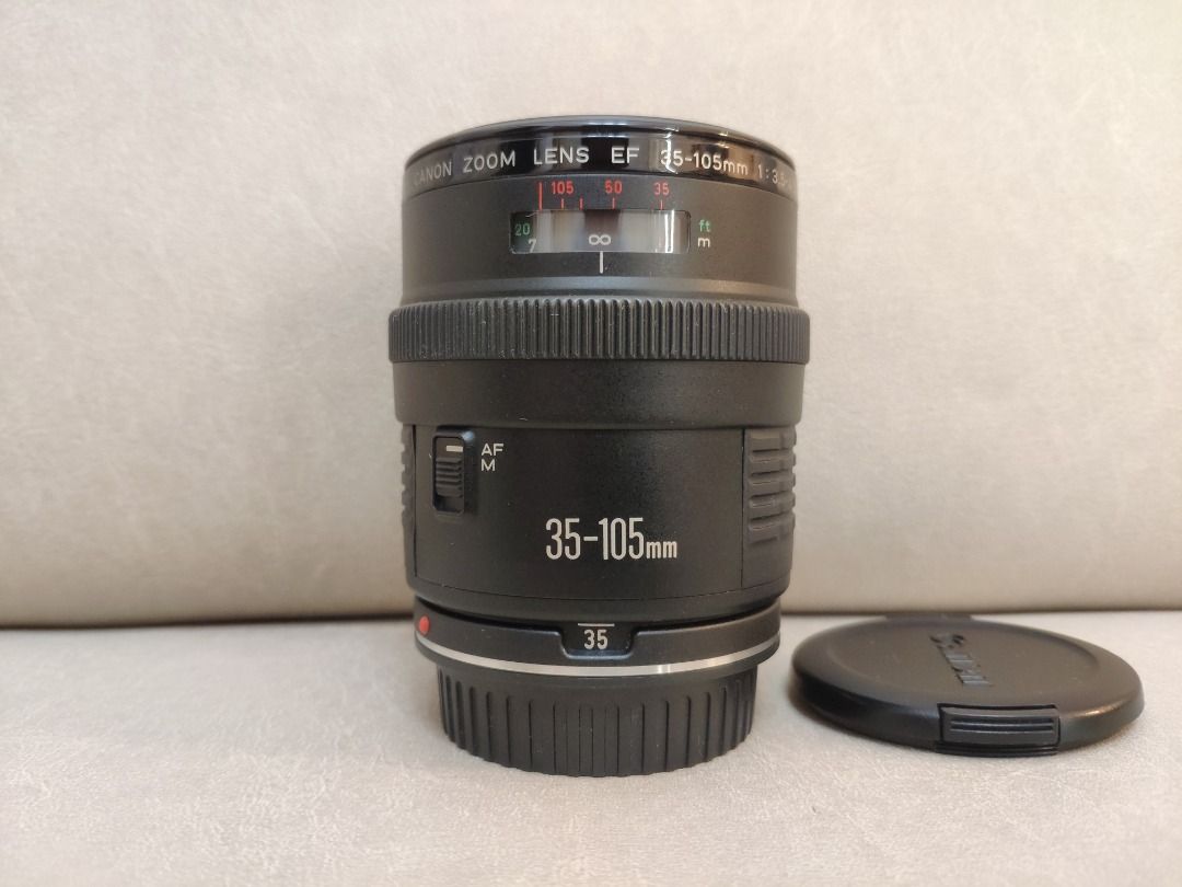 Canon EF 35-105mm f/3.5-4.5 實用級 推拉變焦鏡頭 35-105 輕盈小巧 【機件正常，鏡片有瑕疵，詳見內文】適合 ...