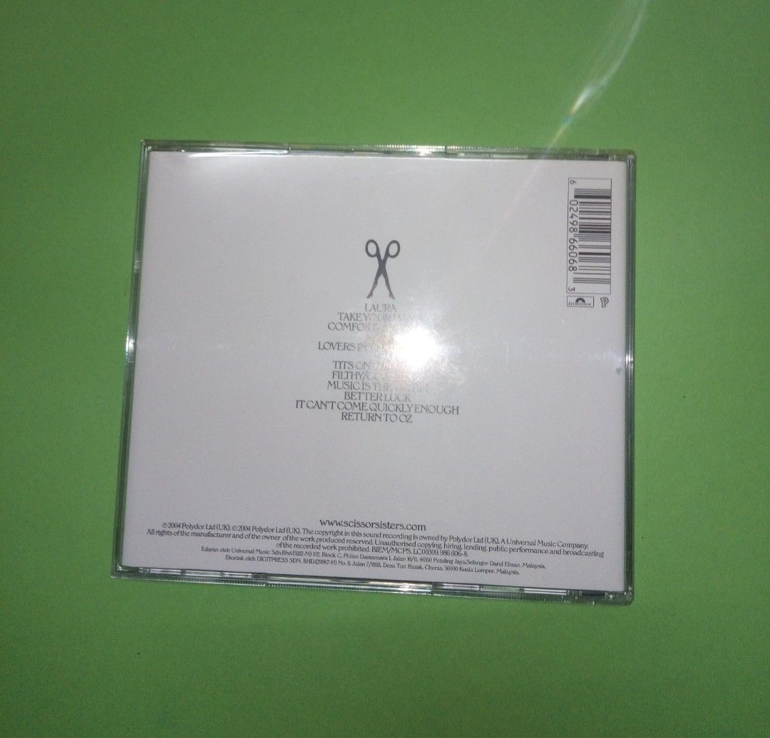CD SCISSORS SISTERS : SCISSORS SISTERS ALBUM (2004) GLAM POP DISCO ...