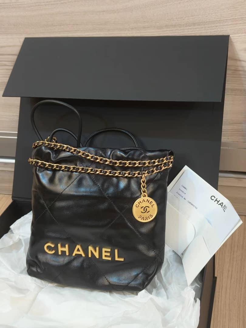 Chanel mini 22bag, Luxury, Bags & Wallets on Carousell