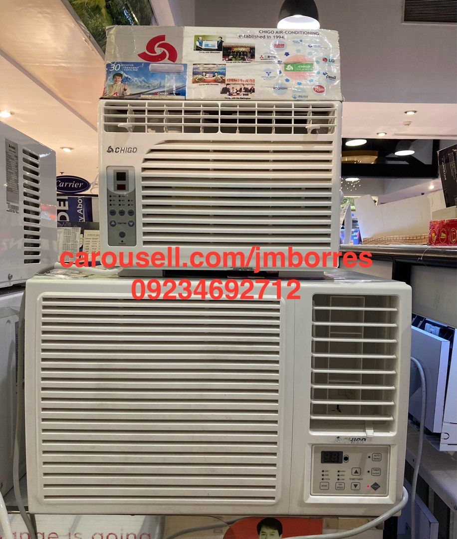 chigo window type aircon .6hp .75hp 1hp 1.5hp 2hp 2.5hp chgwm60a ...