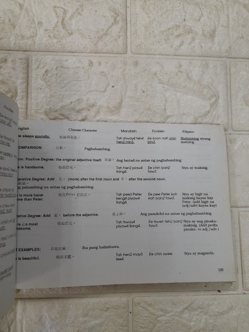 Chinese Filipino Sanayang Aklat Sa Pagsasalita ng Intsik at Ingles ...