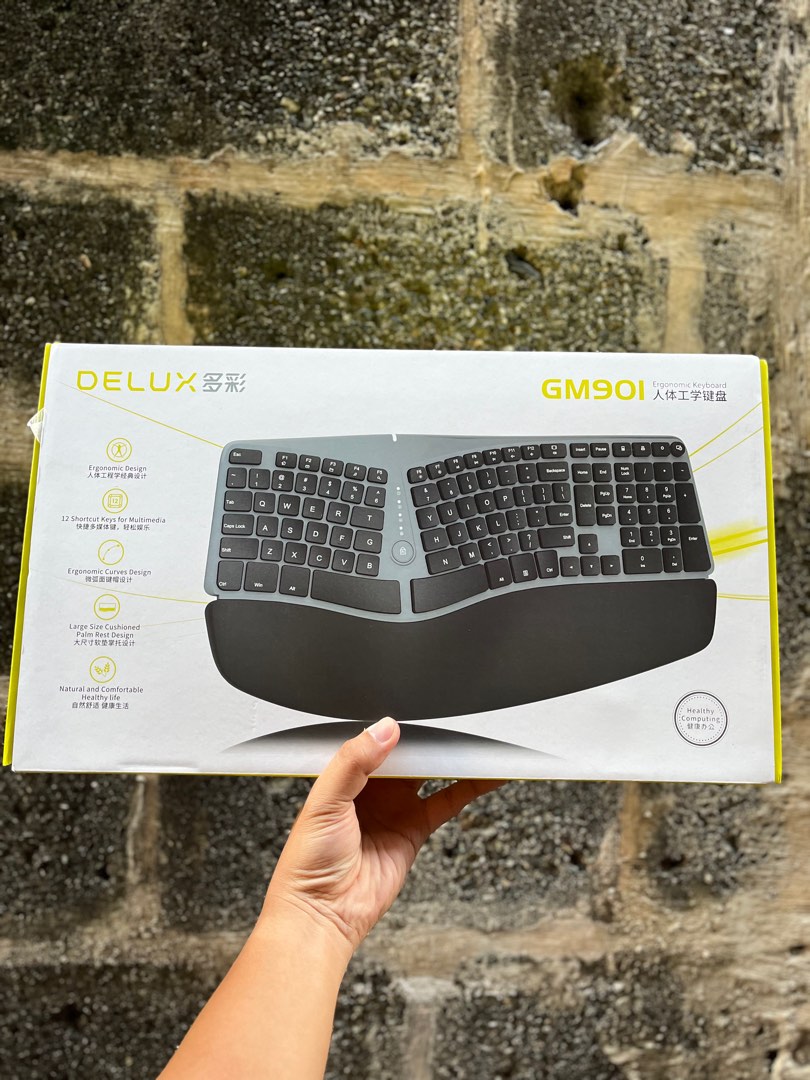 Delux GM901 Ergonomic Keyboard, Computers & Tech, Parts & Accessories ...