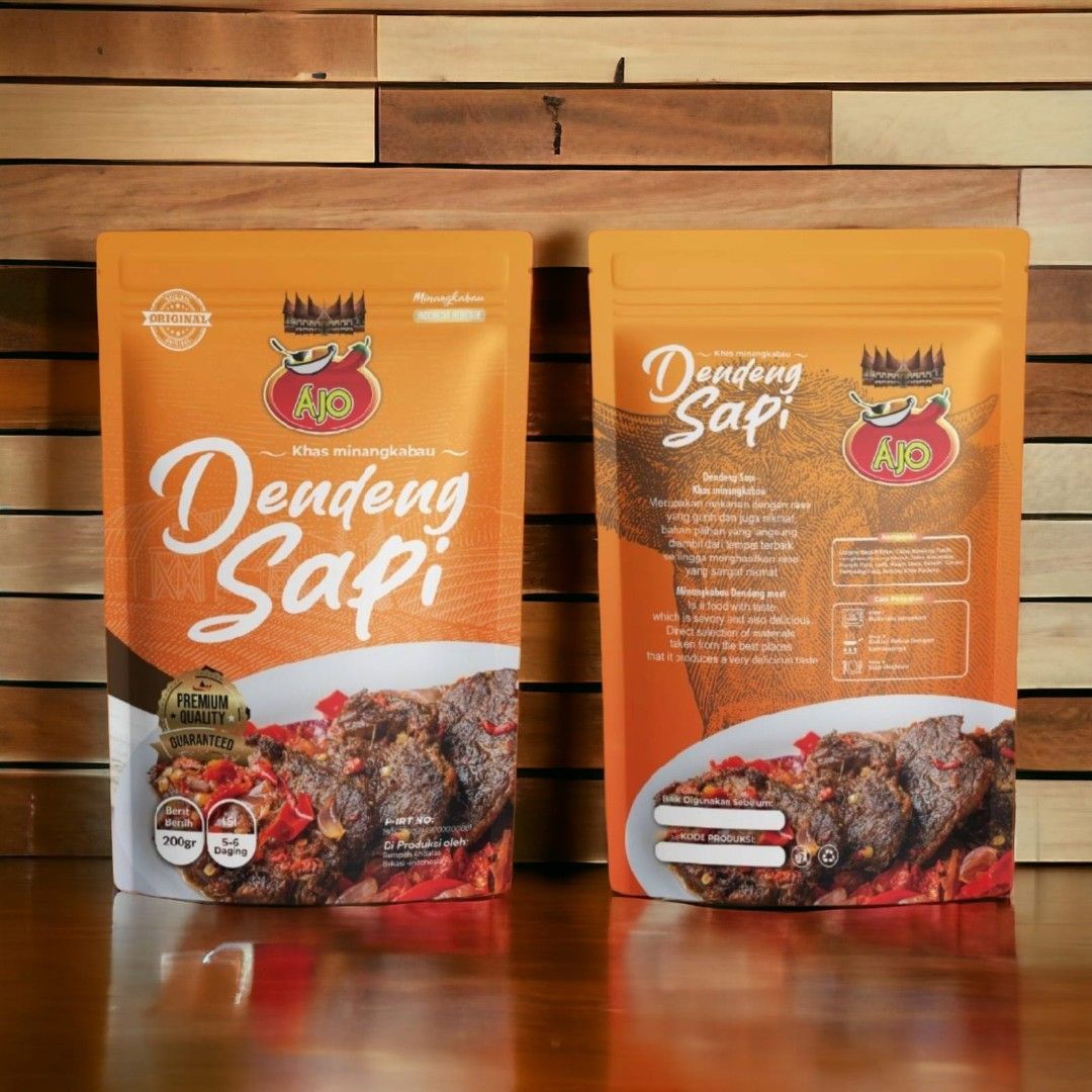 Dendeng sapi Ajo khas minangkabau 250gr, Makanan & Minuman, Makanan ...