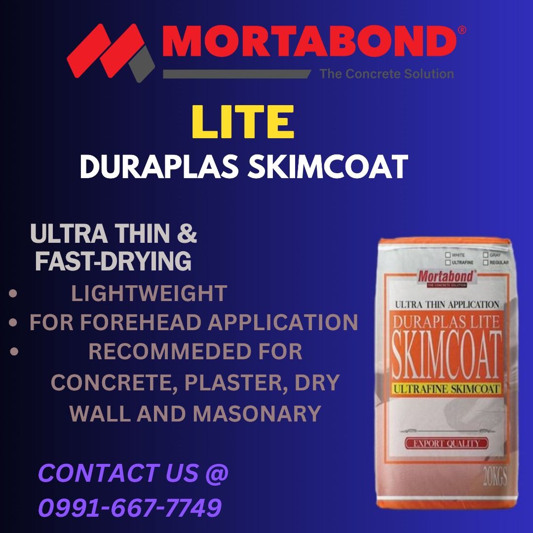 Duraplas Skimcoat Ultrafine Gray 20 kg, Commercial & Industrial ...