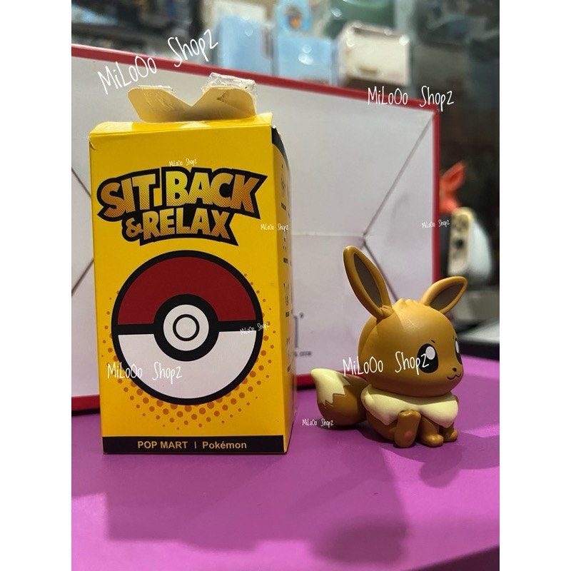 Eevee Popmart Pokemon Sit Back and Relax - Pokemon Eevee ( SECRET ...