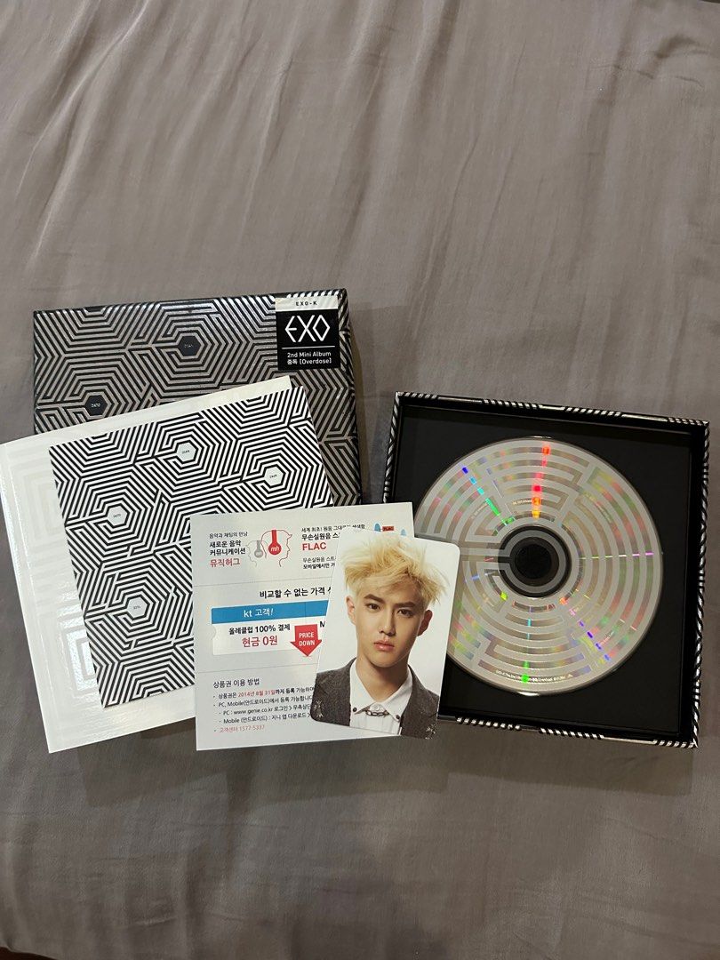 EXO K Overdose Album with Complete Inclusions, Hobbies & Toys ...