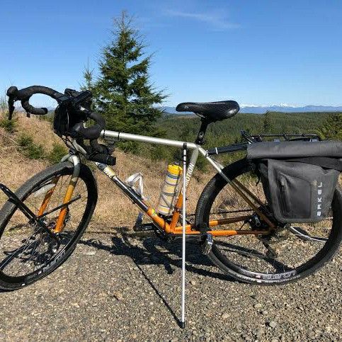 Foldable click-stand for bikepacking and touring., Sports Equipment ...