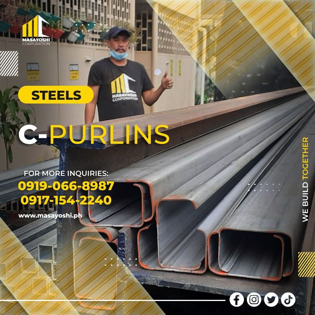 Galvanized Metal Purlins | C Purlins | Construction Materials ...