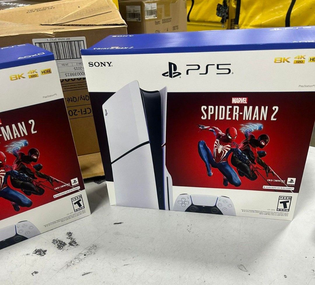 GGE PS5 SLIM DISC | SPIDERMAN SET, Video Gaming, Video Game Consoles ...