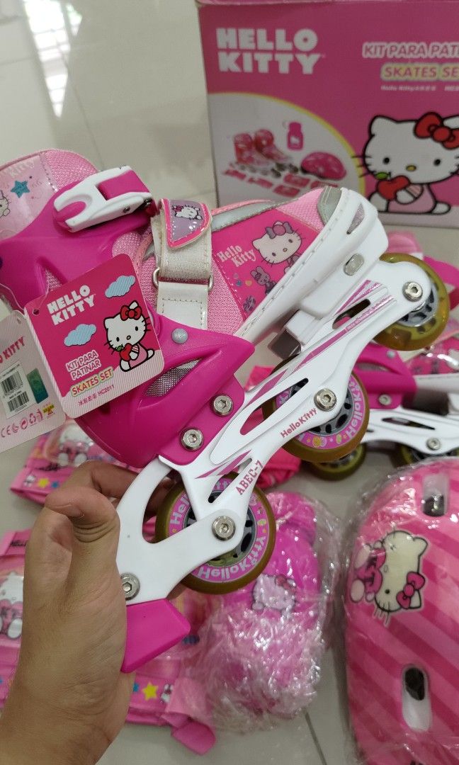 Hello kitty kids rollerblade set, Sports Equipment, Sports & Games ...