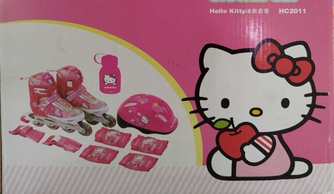 Hello kitty kids rollerblade set, Sports Equipment, Sports & Games ...