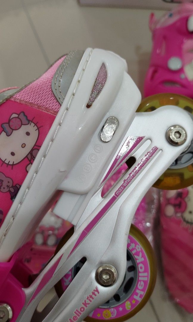 Hello kitty kids rollerblade set, Sports Equipment, Sports & Games ...
