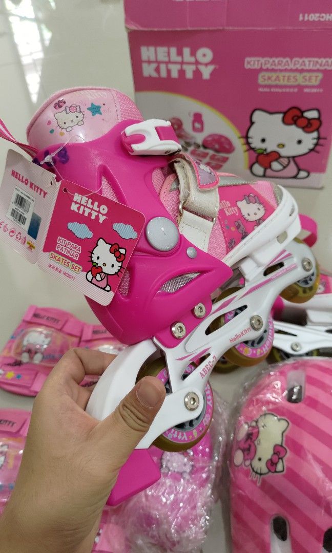 Hello kitty kids rollerblade set, Sports Equipment, Sports & Games ...