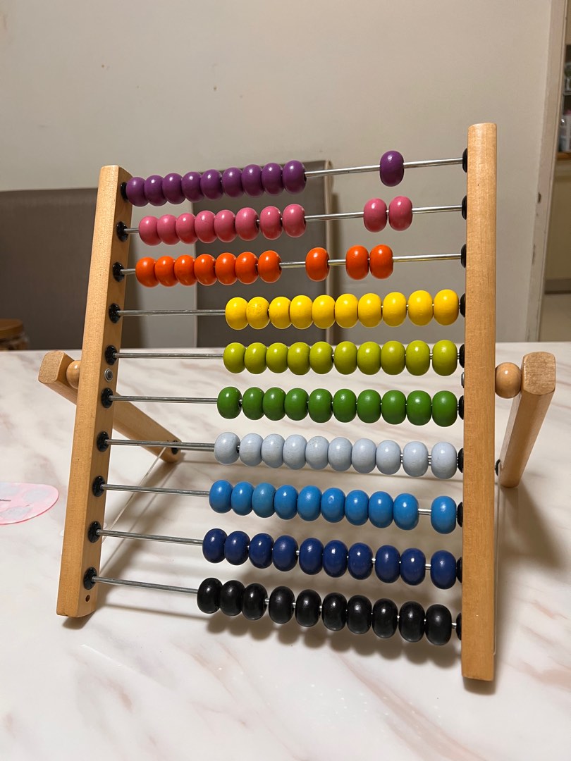 Ikea underhalla abacus beads, Hobbies & Toys, Toys & Games on Carousell