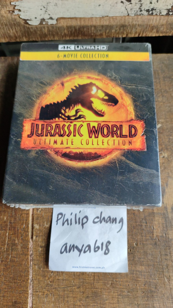 Jurassic World: Ultimate Collection (DigiBook / 4K Ultra HD + Blu-ray + Digital), Hobbies & Toys ...