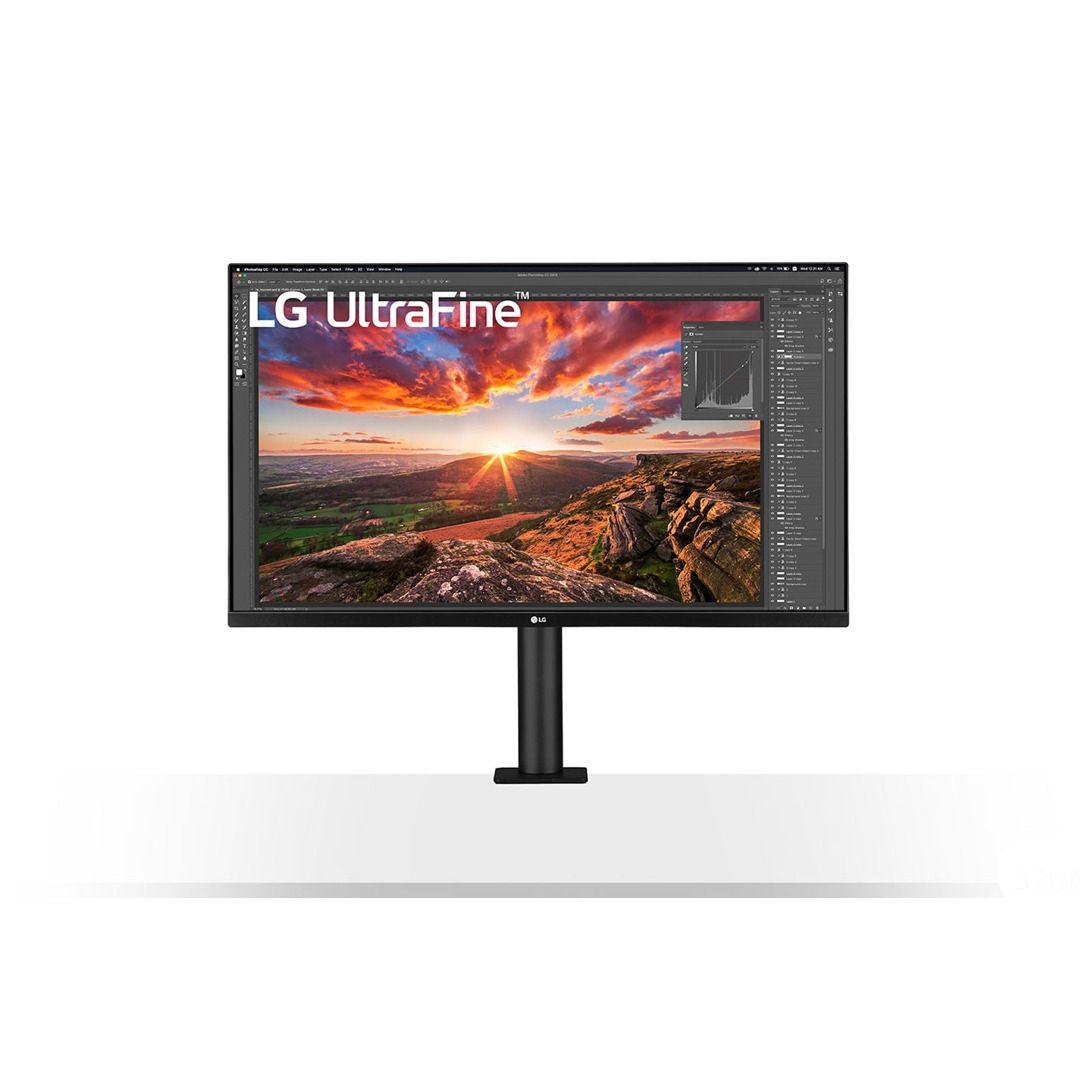 LG 27UN880-B UltraFine 27'' UHD 4K IPS Display USB-C Monitor with Ergo ...
