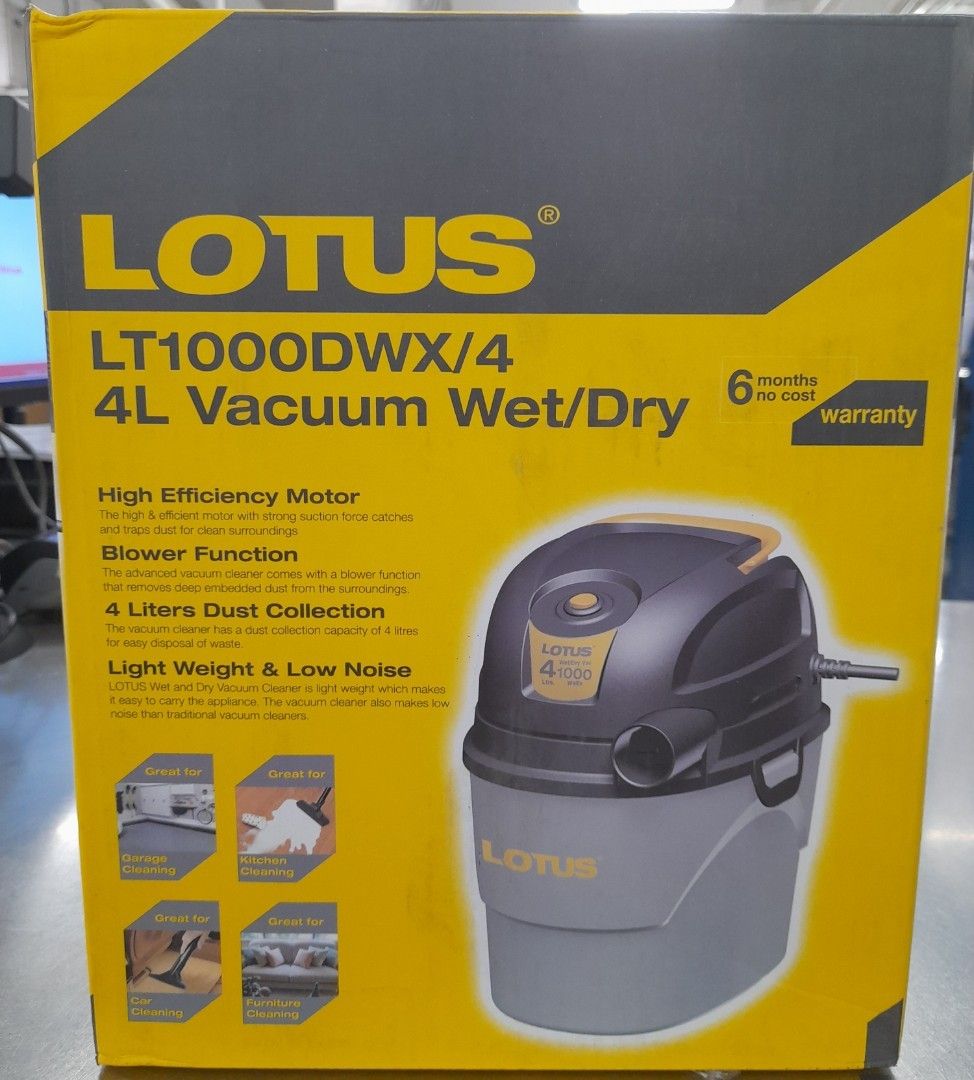 Lotus Vacuum Wet/Dry, TV & Home Appliances, Vacuum Cleaner ...