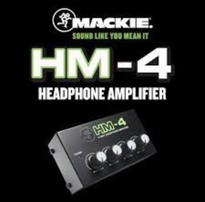 Mackie HM-4 Headphone Amplifier, Hobbies & Toys, Music & Media, Music Accessories on Carousell