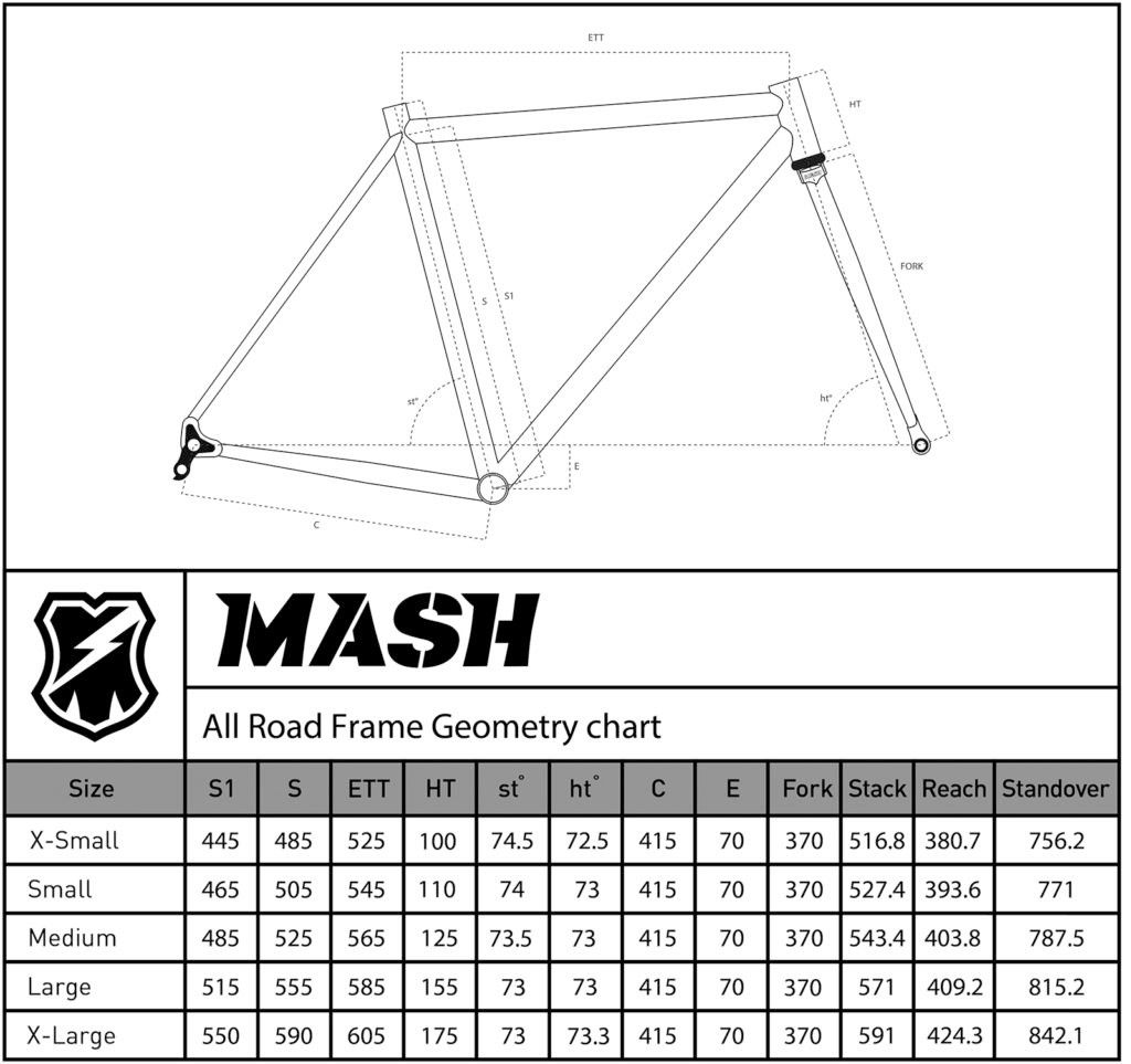 Mash SF Steel All-Road Frameset, Sports Equipment, Bicycles & Parts ...